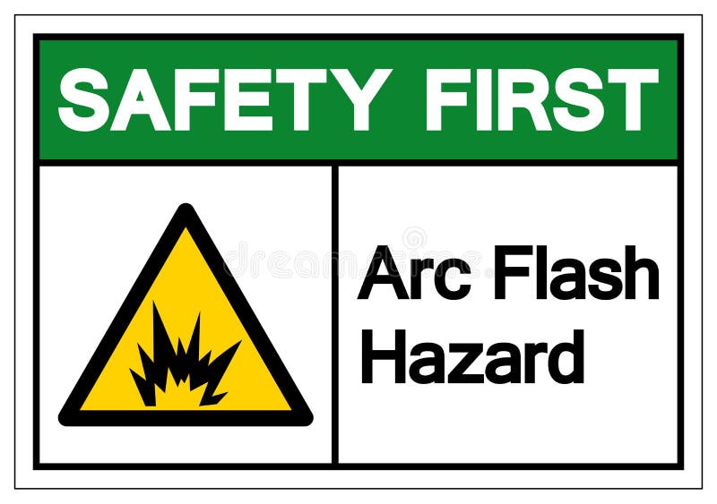 Arc Flash Hazard Symbol Sign, Vector Illustration, Isolate On White ...