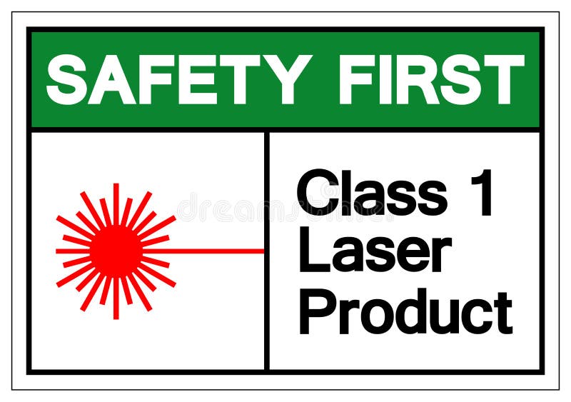 Danger Class 1 Laser Product Symbol Sign, Vector Illustration, Isolate ...