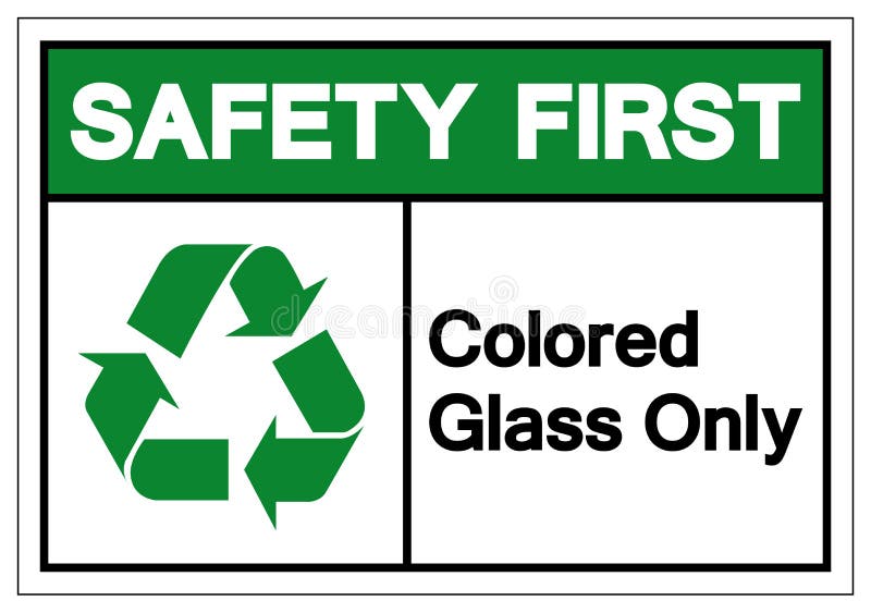 Warning Broken Glass Hazard Symbol Sign ,Vector Illustration, Isolate ...