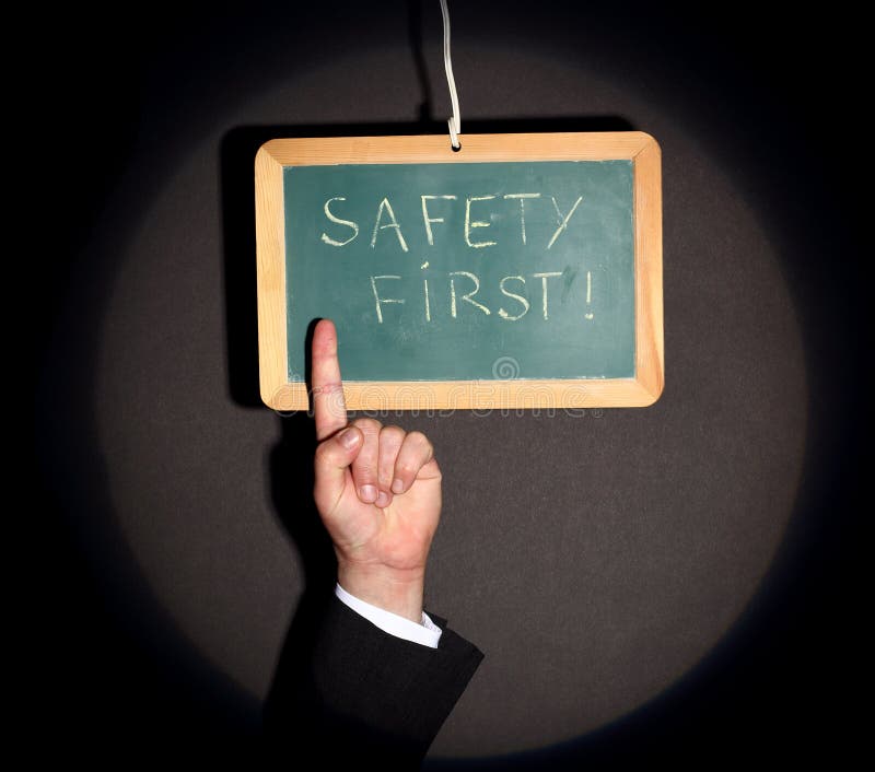 Safety first concept stock image. Image of warning, protect - 51684451