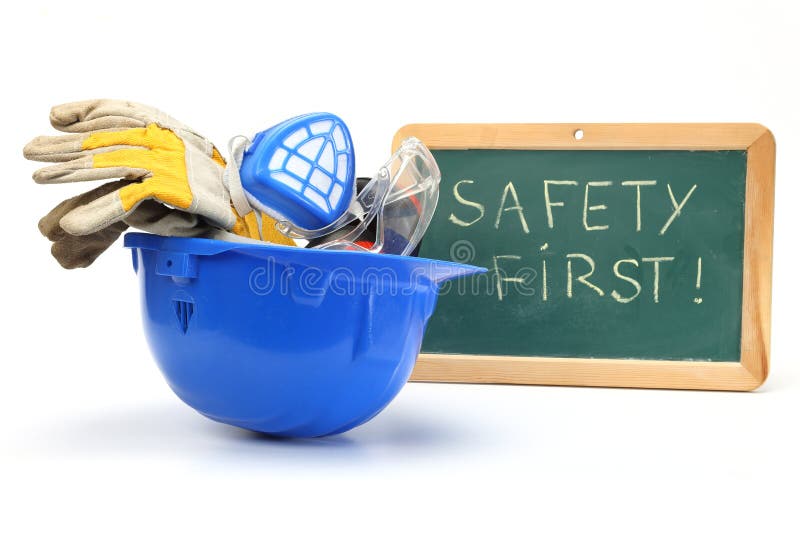 Safety first concept stock photo. Image of instructions - 49985250