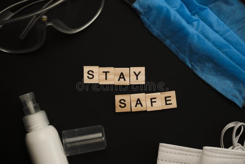 Safety First Concept with Personal Protection for Workers on Bright ...