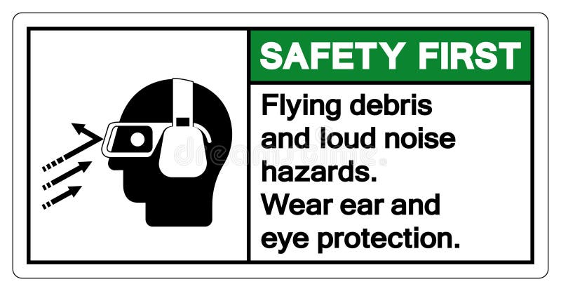 Caution Flying Debris Hazard Face Shield Required when Working on this ...
