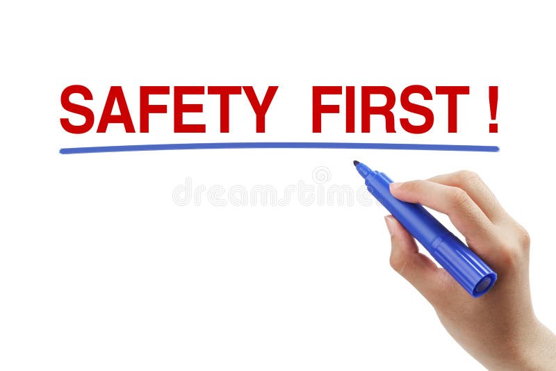 Safety First stock image. Image of precaution, board - 73017519