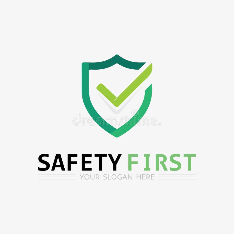 Safety First Logo Icon Vector Design and Illustration Graphic Sign ...