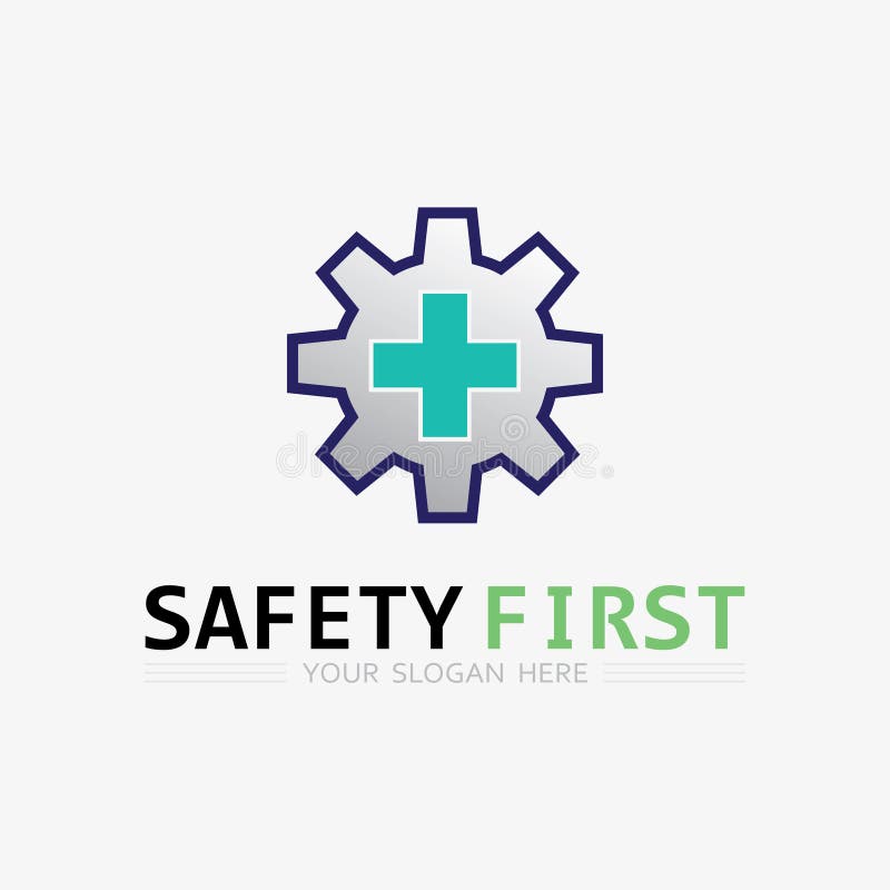 Safety First Logo Icon Vector Design and Illustration Graphic Sign ...