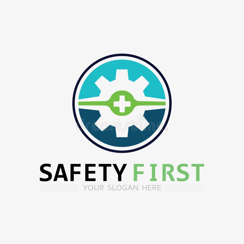 Safety First Logo Icon Vector Design and Illustration Graphic Sign ...