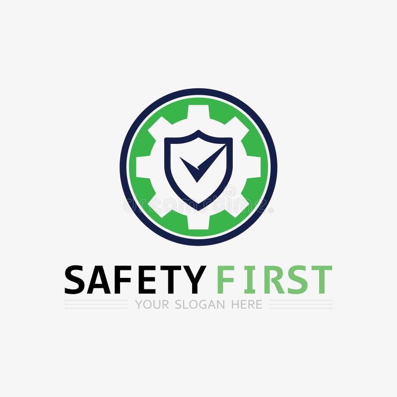 Safety First Logo Icon Vector Design and Illustration Graphic Sign ...