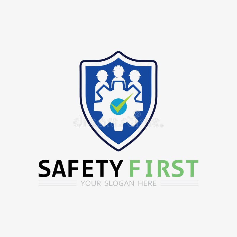 Safety First Logo Icon Vector Design and Illustration Graphic Sign ...