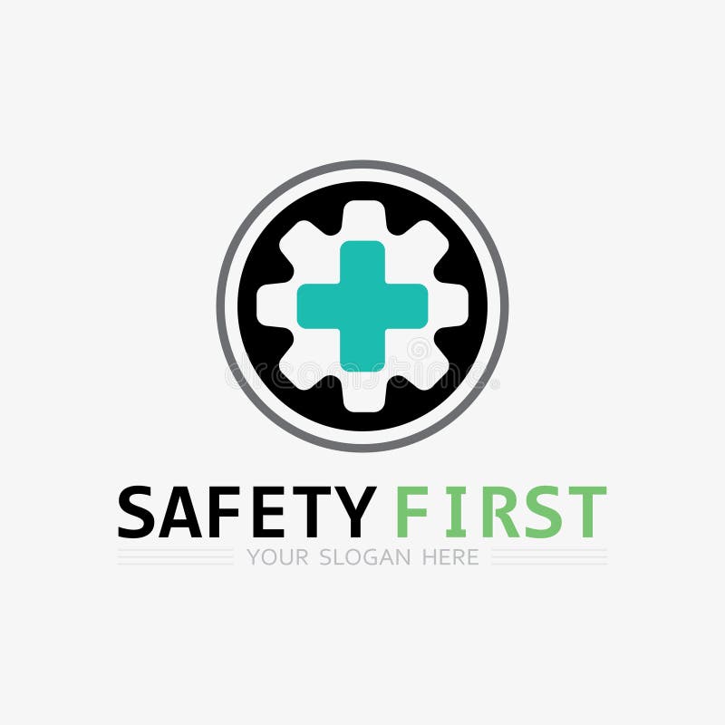 Safety First Logo Icon Vector Design and Illustration Graphic Sign ...