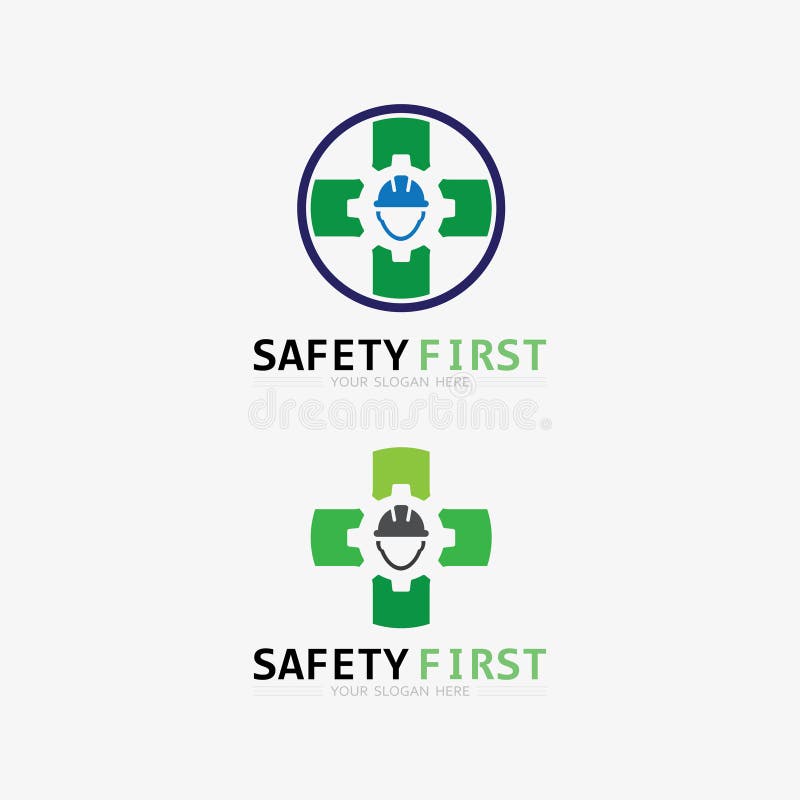 Safety First Logo Icon Vector Design and Illustration Graphic Sign ...