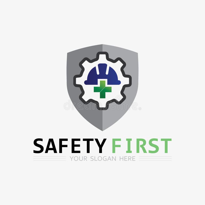 Safety First Logo Icon Vector Design and Illustration Graphic Sign ...