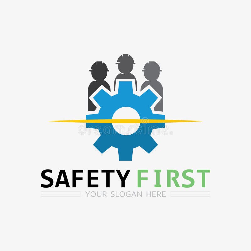 Safety First Logo Icon Vector Design and Illustration Graphic Sign ...