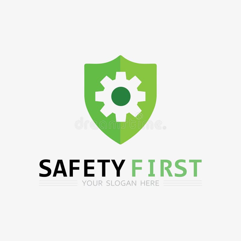 Safety First Logo Icon Vector Design and Illustration Graphic Sign ...