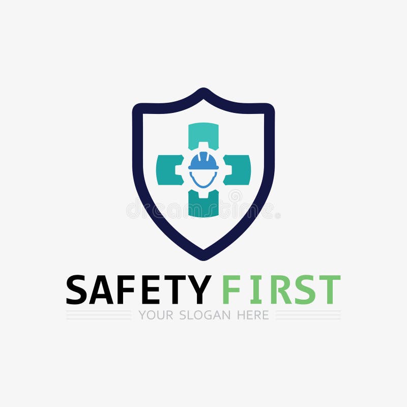 Safety First Logo Icon Vector Design and Illustration Graphic Sign ...