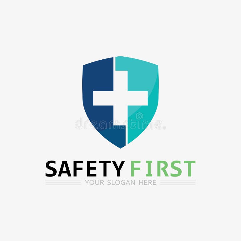 Safety First Logo Icon Vector Design and Illustration Graphic Sign ...