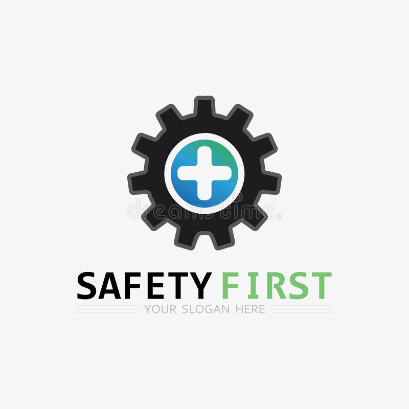 Safety First Logo Icon Vector Design and Illustration Graphic Sign ...