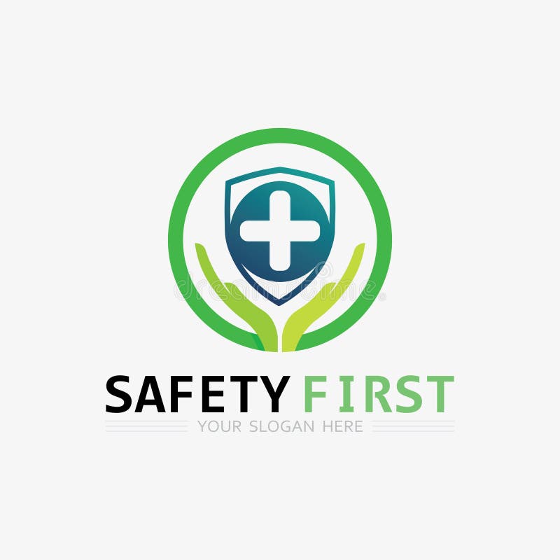 Safety First Logo Icon Vector Design and Illustration Graphic Sign ...