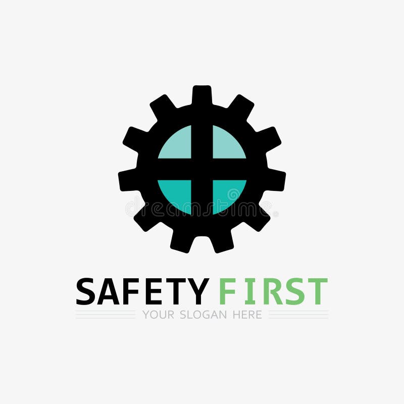 Safety First Logo Icon Vector Design and Illustration Graphic Sign ...