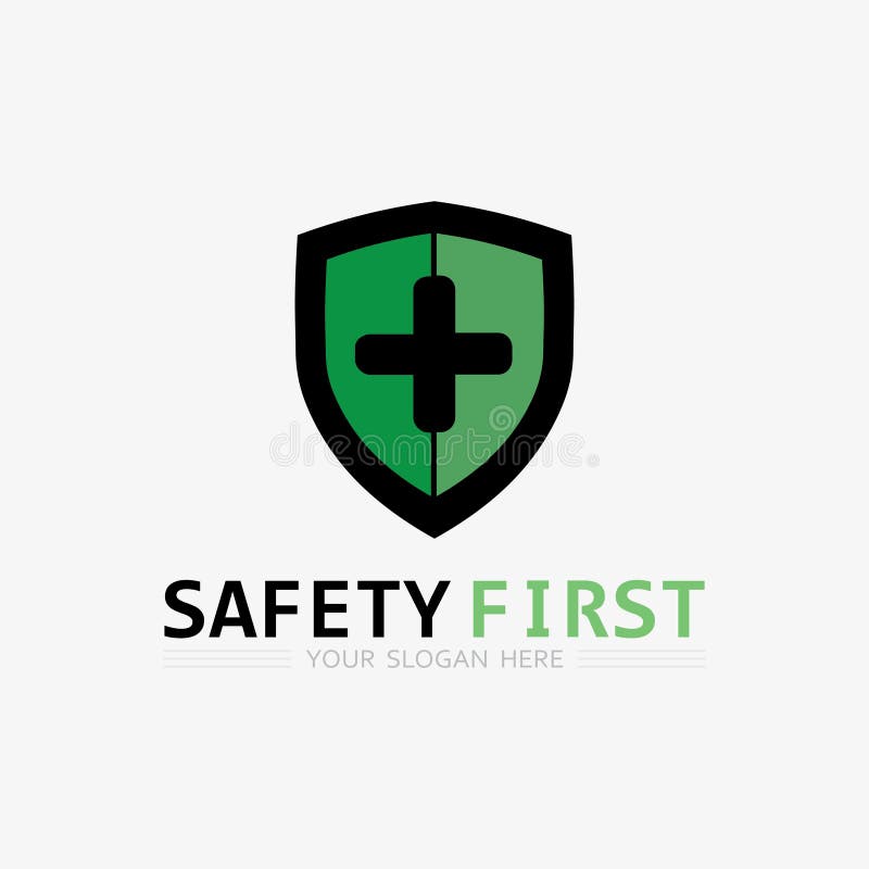 Safety First Logo Icon Vector Design and Illustration Graphic Sign ...