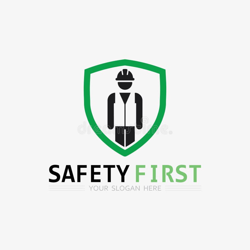 Safety First Logo Icon Vector Design and Illustration Graphic Sign ...