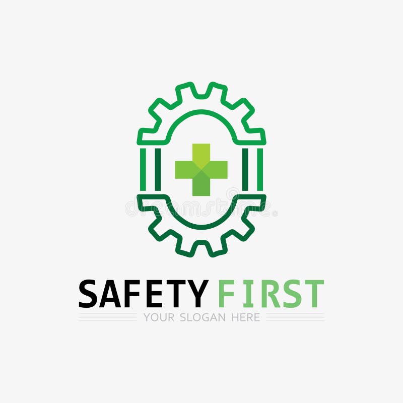 Safety First Logo Icon Vector Design and Illustration Graphic Sign ...