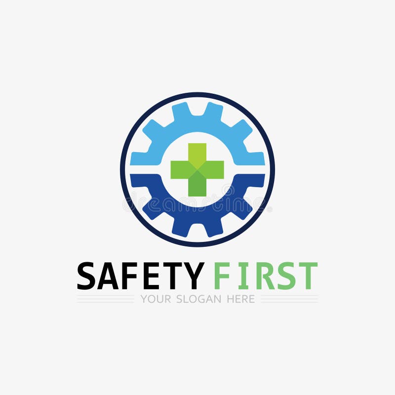 Safety First Logo Icon Vector Design and Illustration Graphic Sign ...