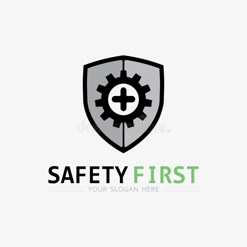 Safety First Logo Icon Vector Design and Illustration Graphic Sign ...
