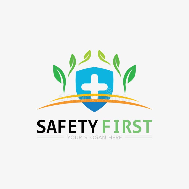 Safety First Logo Icon Vector Design and Illustration Graphic Sign ...