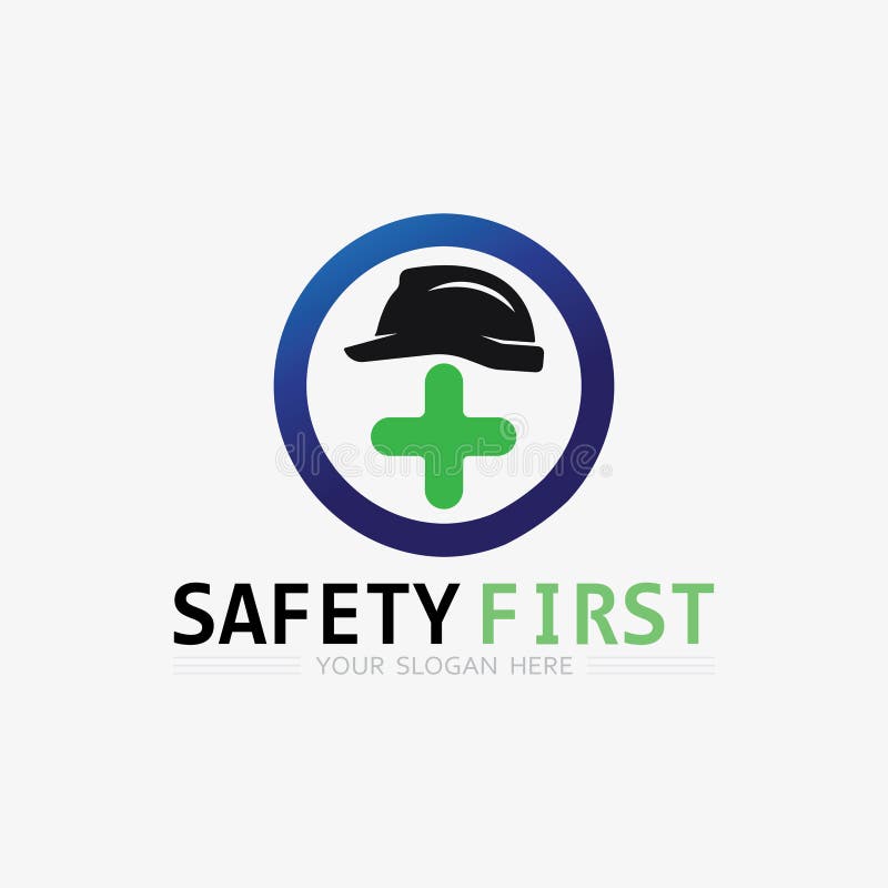 Safety First Logo Icon Vector Design and Illustration Graphic Sign ...