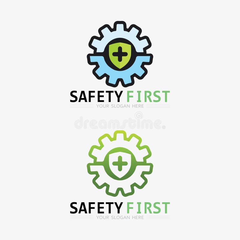 Safety First Logo Icon Vector Design and Illustration Graphic Sign ...