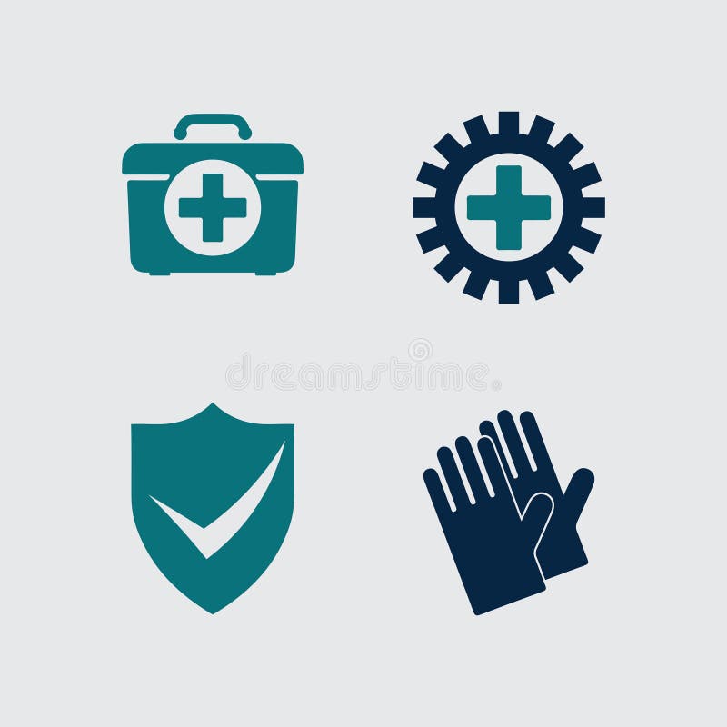 Safety First Logo Icon Vector Design and Illustration Graphic Sign ...