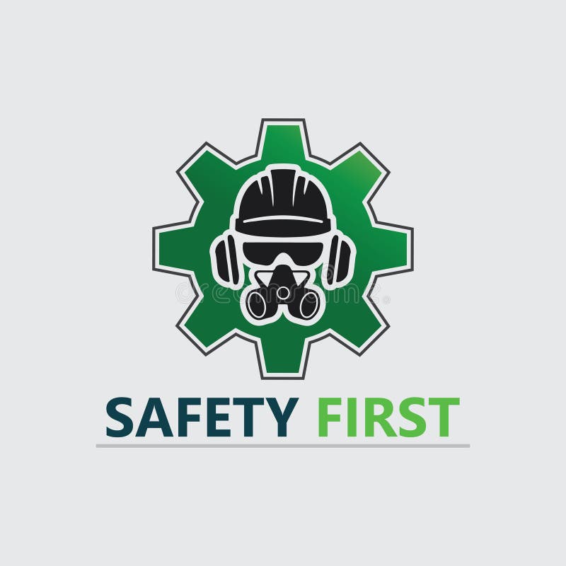 Safety First Logo Icon Vector Design and Illustration Graphic Sign ...