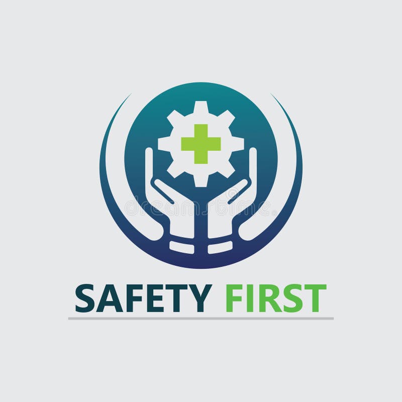 Safety First Logo Icon Vector Design and Illustration Graphic Sign ...