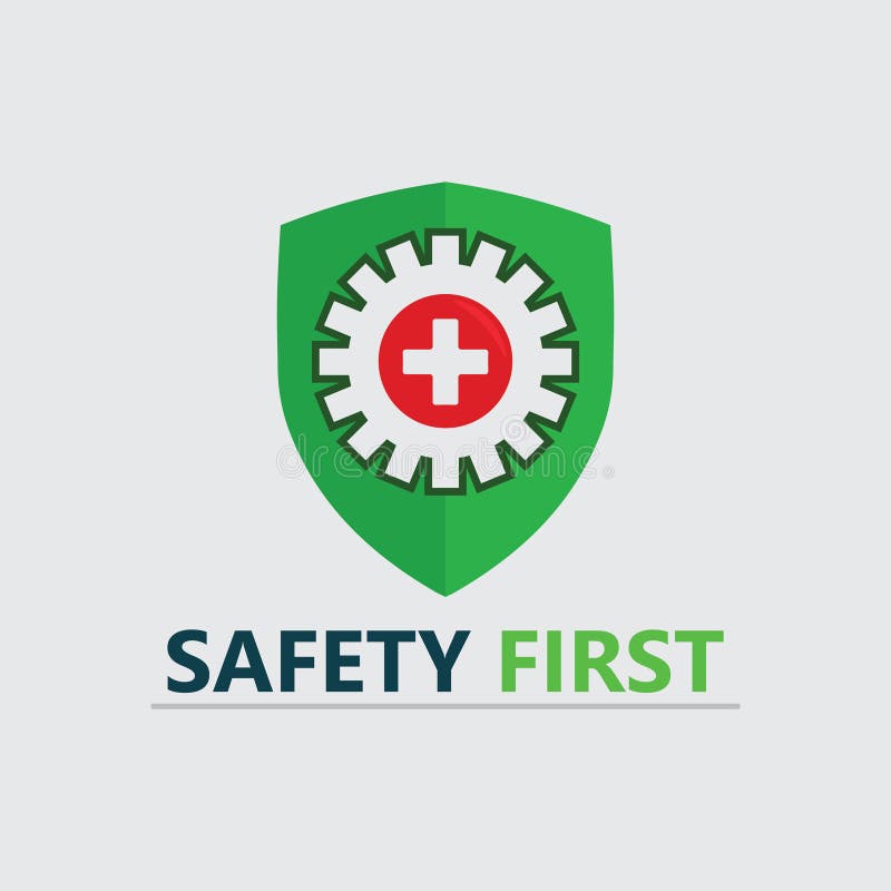Safety First Logo Icon Vector Design and Illustration Graphic Sign ...