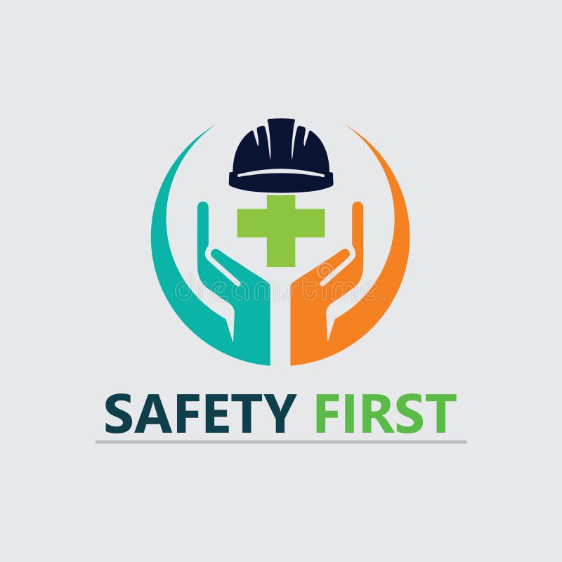 Safety First Logo Icon Vector Design and Illustration Graphic Sign ...