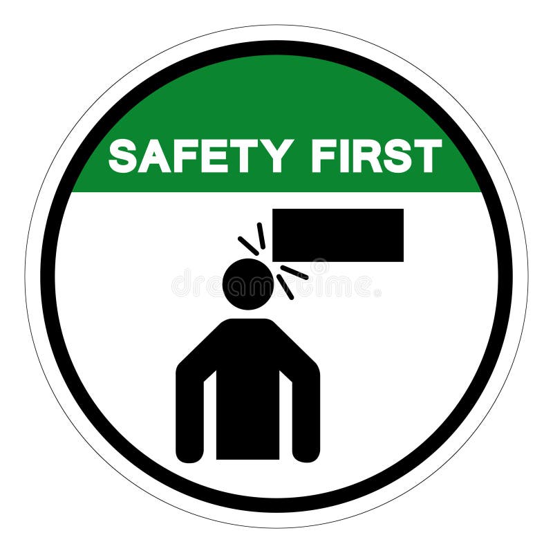 Safety First Low Clearance Symbol Sign, Vector Illustration, Isolate on ...