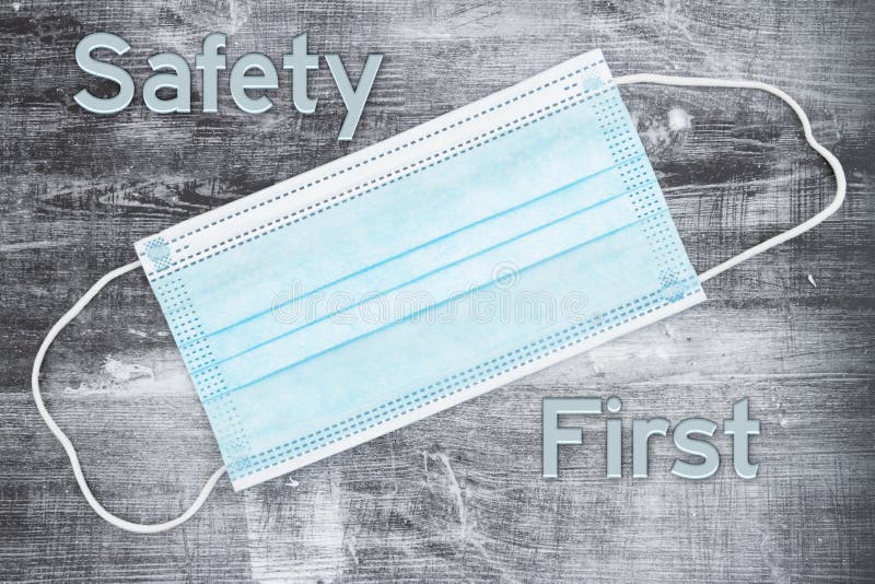 Safety First Warning Sign stock photo. Image of precaution - 45301030