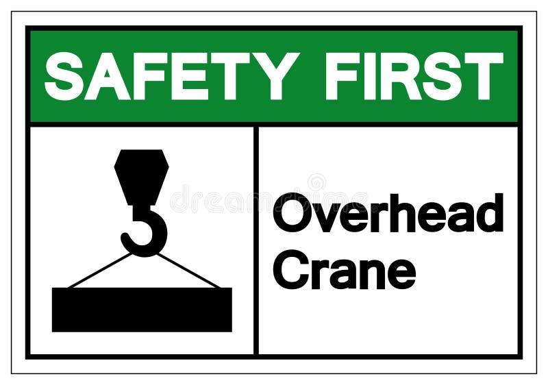 Overhead Crane Sign Crane Safety Signs | Creative Safety Supply