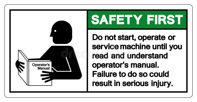 Safety First Read and Understand Technical Manual before Servicing this ...