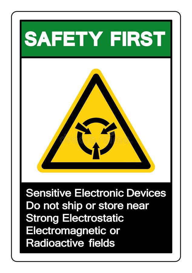 Notice Strong Magnetic Field Symbol Sign, Vector Illustration, Isolated ...