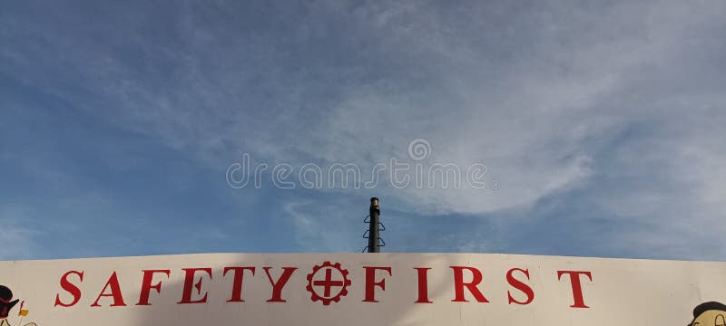 Safety first at the ship editorial stock photo. Image of wind - 263063303