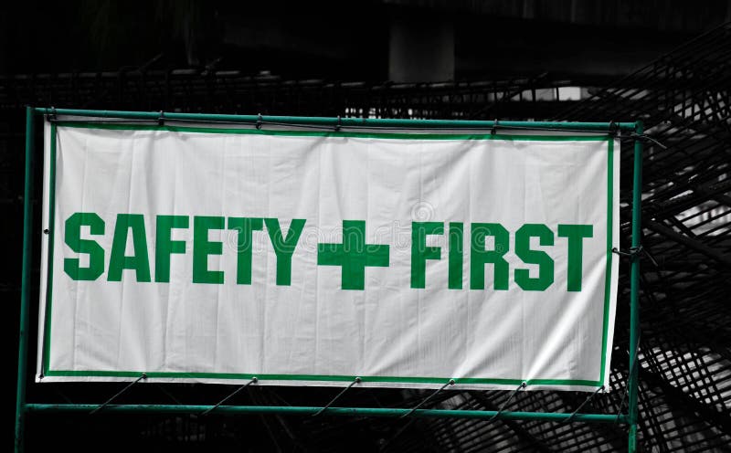 182 Safety First Sign Construction Site Stock Photos - Free & Royalty ...