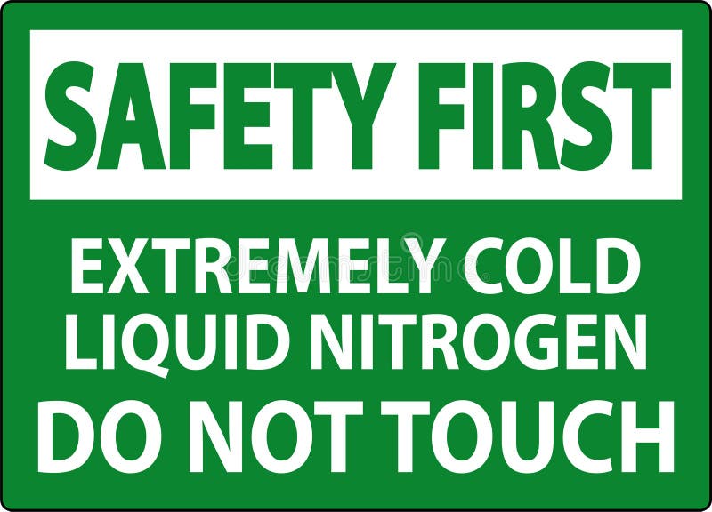 Liquid Nitrogen Safety Stock Illustrations – 872 Liquid Nitrogen Safety ...