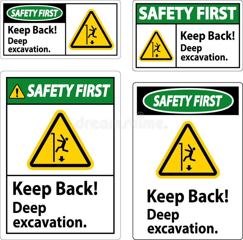 Excavation Safety Stock Illustrations – 1,941 Excavation Safety Stock ...