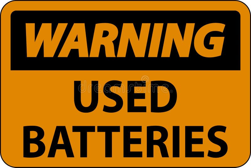Caution Batteries Stock Illustrations – 322 Caution Batteries Stock ...