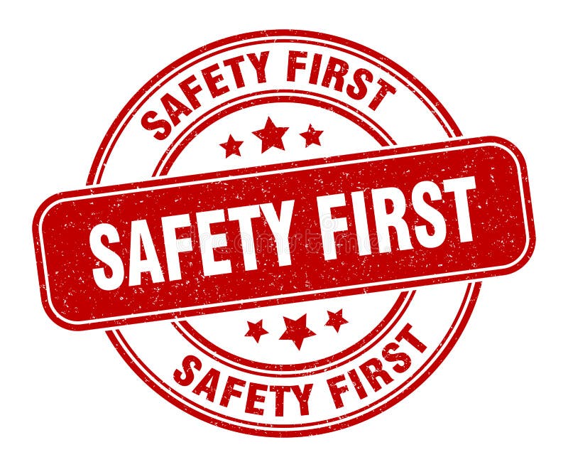 Safety First Stamp Stock Illustrations – 724 Safety First Stamp Stock ...