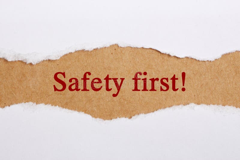 Safety First stock image. Image of caution, conceptual - 44659363