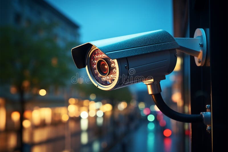 Safety Focus Window Mounted CCTV Security Camera with Bokeh Light ...