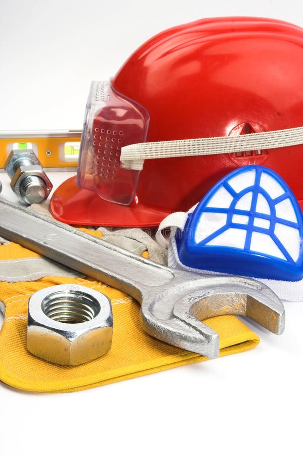 Safety gear kit stock photo. Image of regulation, builder - 9224268